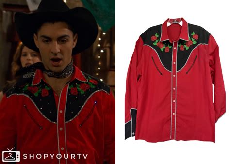 Bunkd Season 7 Episode 15 Parkers Rose Western Shirt Shop Your Tv