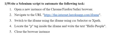 Windows And Frames Selenium Script Selenium Windows Handling Iframes And By Shanmugapriya