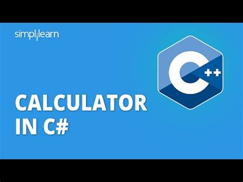 Learn How To Create A Basic Calculator In C Simplilearn