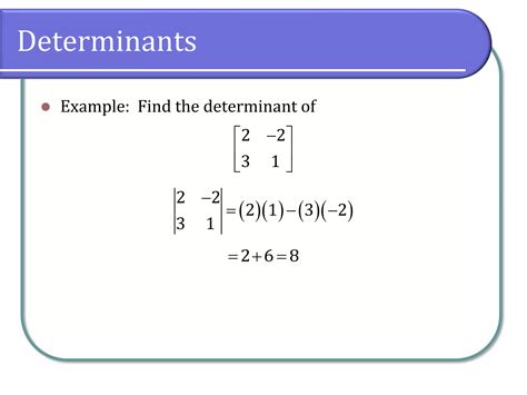 9 3 Determinant Solution Of Linear Systems Pdf