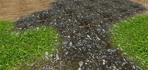 height blend terrain shader