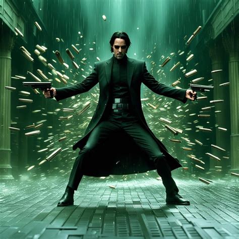Municiones Reeves Matrix Neo The Matrix Neo Keanu Reeves 10 Pvc
