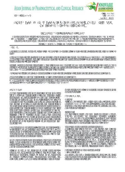 Formulation And Evaluation Of Ph Dependent Colon Targeted Tablets Of Rifaximin By Design Of