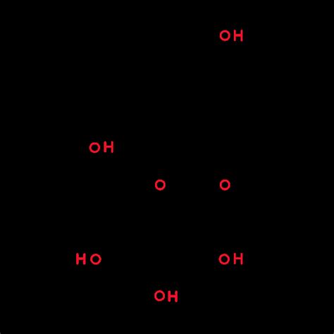 Chemical Molecular Structure Of Arbutin And Its Formula Chemical