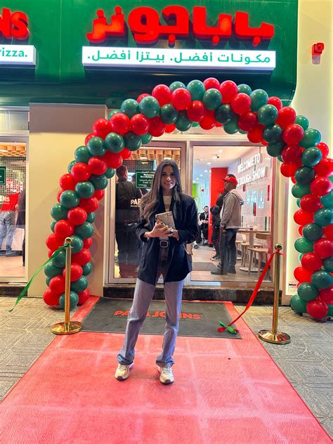 Glad To Be Part Of Papa Johns Opening In Jordan Between The Lines Jo Sarafeem Halasa Raya Al