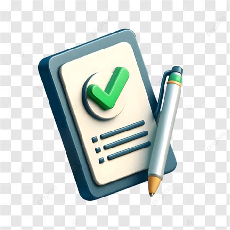 3d Checklist And Pen With Clipboard Paper Vector Checklist 3d Clipboards Paper Png And Vector