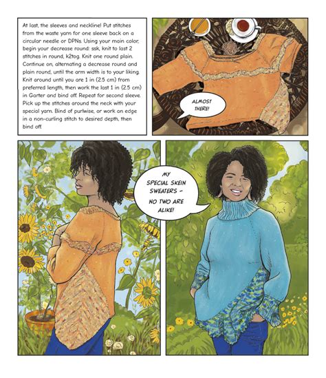 Knitstrips The Worlds First Comic Strip Knitting Book Michele Creates