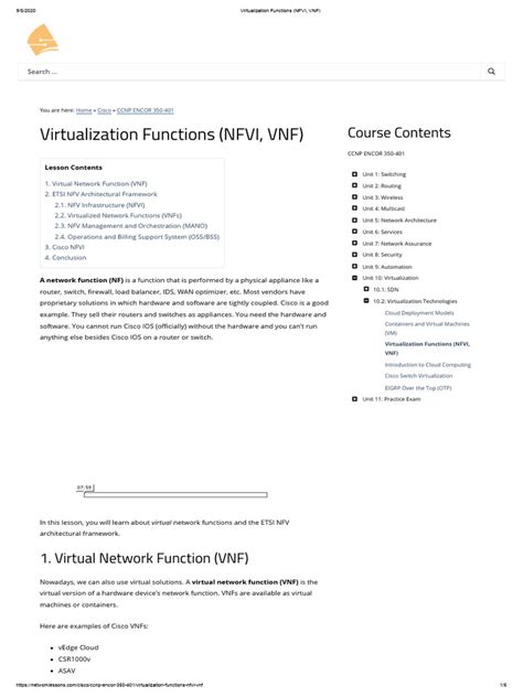 Virtualization Functions Nfvi Vnf Pdf Computer Networking Computing