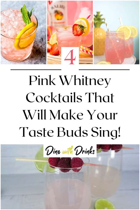 4 Pink Whitney Cocktails That Will Make Your Taste Buds Sing