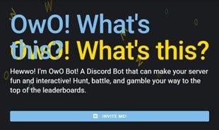 How To Use OwO Discord Bot OwO Bot Commands CyberITHub