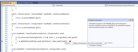 Multi Selecting Treeview Items Crashes The App · Issue 6309 · Microsoftmicrosoft Ui Xaml · Github