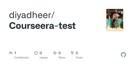 Github Diyadheer Courseera Test