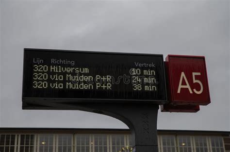Bus Stop 320 At The Amstel Train Station At Amsterdam The Netherlands 16 1 2023 Editorial