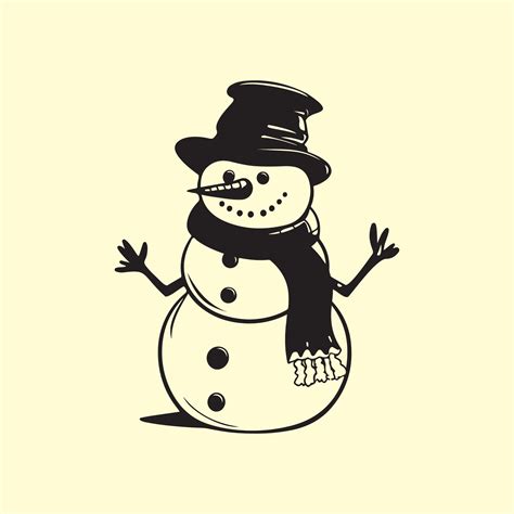 Snowman Image Vector Design And Illustration 34213087 Vector Art At Vecteezy