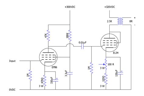Single Ended Tube Amp Schematic