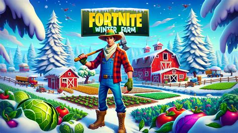 🚜 Winter Farm 🚜 0244 1221 6736 By Bnana Fortnite Creative Map Code