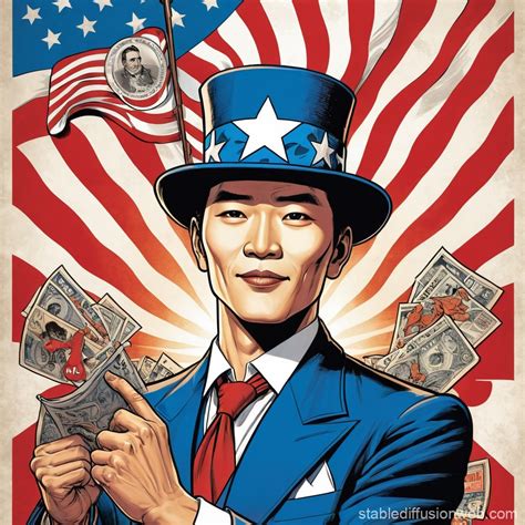 Park Jin Young Uncle Sam Poster Stable Diffusion Online