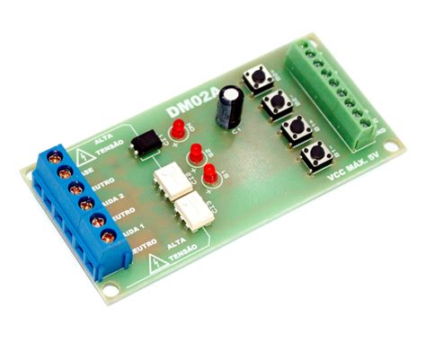 módulo dimmer 2 canais bivolt para arduino esp8266 esp32 stm dm02a mss eletrônica
