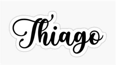 Nombre Thiago Letras Para Imprimir