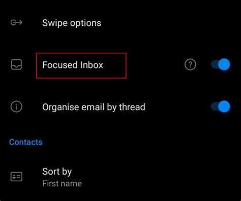Ways To Enable Or Disable The Focused Inbox In Outlook Saint