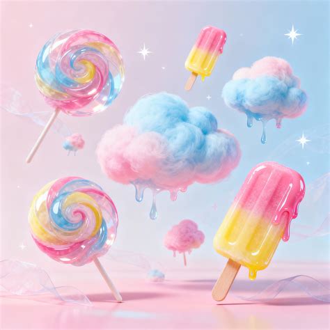 Cotton Candy Clip Art Create Sweet Designs With Ai