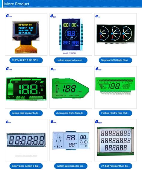 Segment Lcd 12 Duty 15 Segment Display 2 Digit Lcd Buy 2 Digit