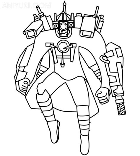 Skibidi Toilet Coloring Pages Aniyuki Com