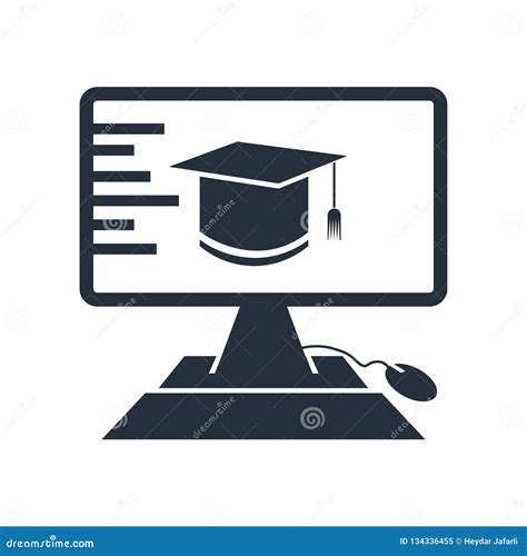 Elearning Icon Vector From University Collection Thin Line Elearning