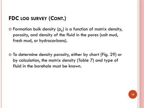 Ppt Basic Well Logging Analysis Density Log Powerpoint Presentation