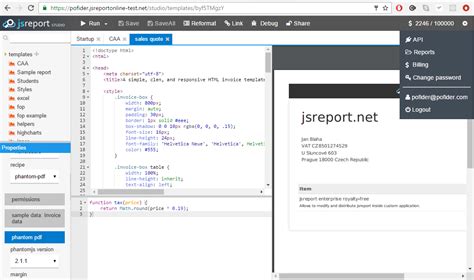 Jsreportonline 1 Preview