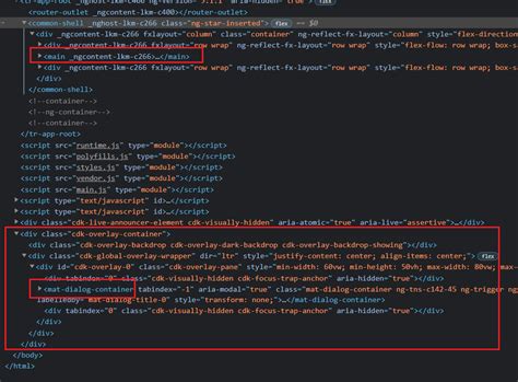 No Main Landmark When Mat Dialog Is Open Issue Angular Components GitHub