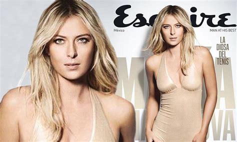 Maria Sharapova Shows Off Toned Physique As She Strips To A Plunging Nude Bodysuit For Racy
