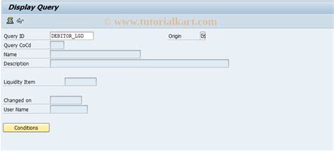 FLQQA SAP Tcode Display Query General