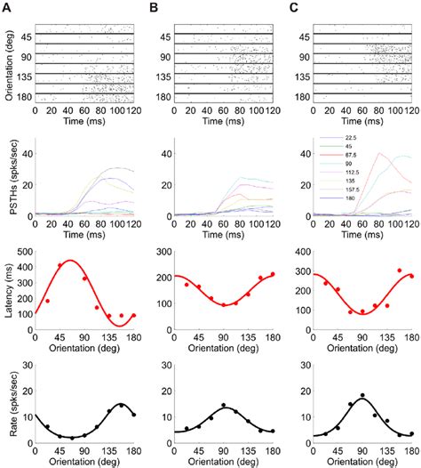 Additional Examples Of Spike Latency Tuning Each Column Ac Download Scientific Diagram