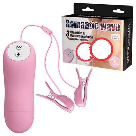 7 Frequency Vibration 3 Frequency Electric Shock Pulse Nipple Clamp Adult Sex Product For Women