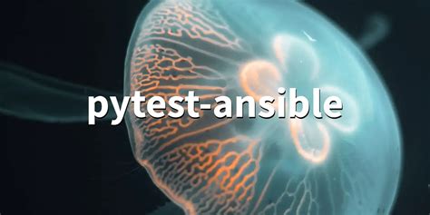 Pytest Ansible 2490 Plugin For Pytest To Simplify Calling Ansible Modules From Tests Or