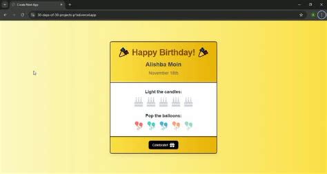 Alishba Moin On Linkedin 30dayschallenge Nextjs React Tailwindcss Vercel Webdevelopment