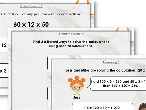 Year 6 Maths Mental Calculations Lesson Autumn Block 2 By Classroom Secrets Teaching Resources