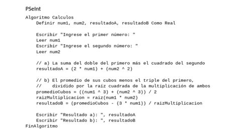 Algoritmos En Pseint Pdf