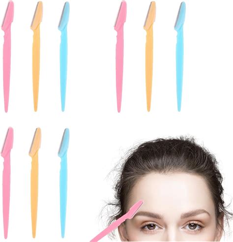 9 Pcs Dermaplaning Blades For Facedisposable Face Dermaplaning Razors For Womenfacial Eyebrow