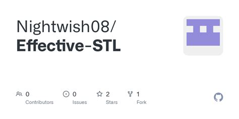 GitHub Nightwish Effective STL