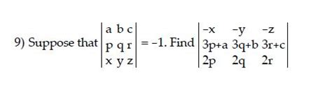 Solved Suppose That A B C P Q R X Y X 1 Find X Y Chegg Com