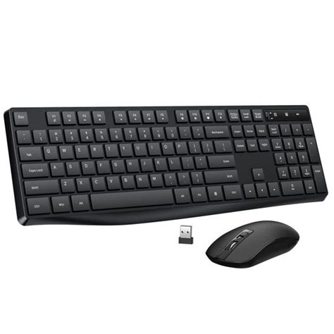 Getuscart Wireless Keyboard And Mouse Combo Lovaky 2 4g Full Sized Ergonomic Keyboard Mouse 3