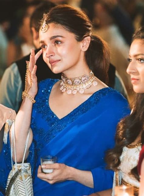 Alia Blue Lehenga Alia Bhatt Wedding Look Regal Glam Embellished