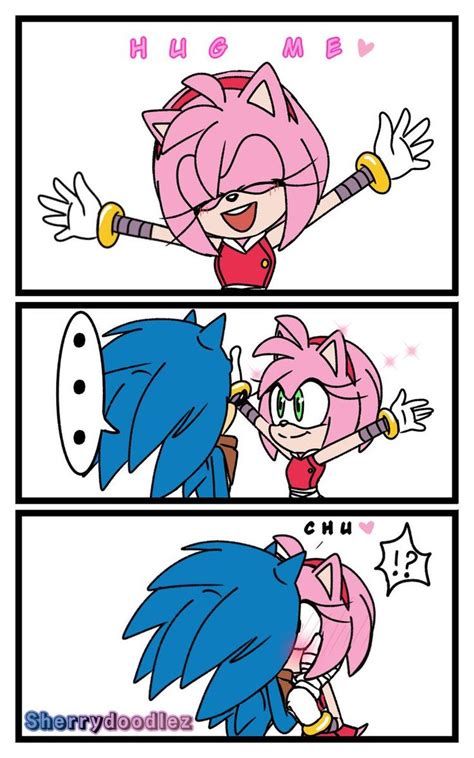 Sherrydoodlez On Twitter Sonic Heroes Sonic And Amy Sonic Fan Art
