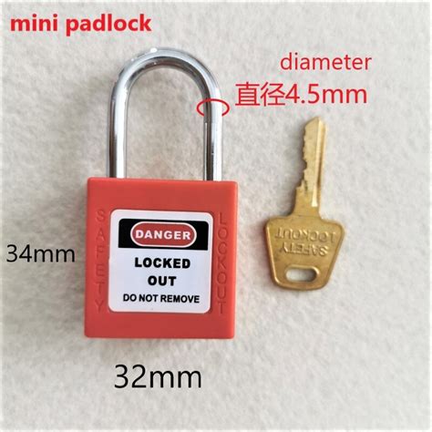 Mini Small Security Padlock Plastic Shackle Safety Vicedeal