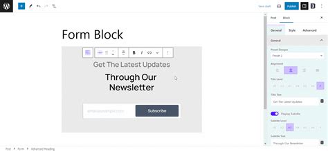 New Block Ultimate Guide On How To Add Forms In Wordpress Websites