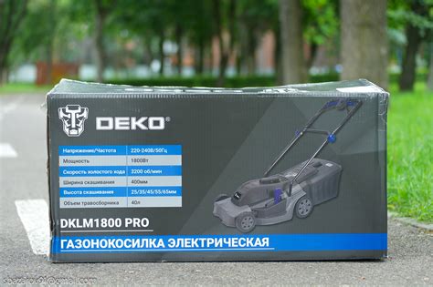 Обзор электрической газонокосилки Deko DKLMM8100 Pro: лучше бензинового ...