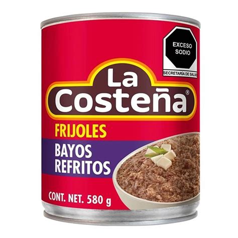Frijoles Bayos La Costeña Refritos 580 G Walmart En Línea