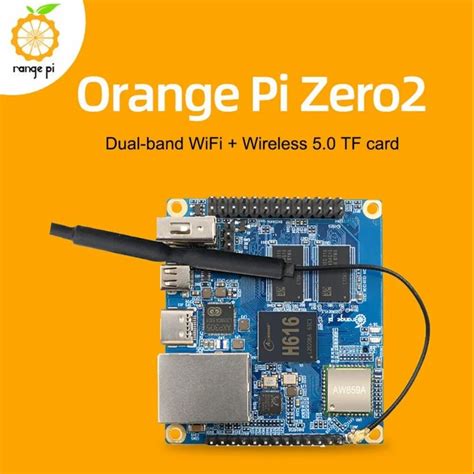Orange Pi Zero 2 Board 1gb Ram Quad Core Dual Band Wifi Open Source